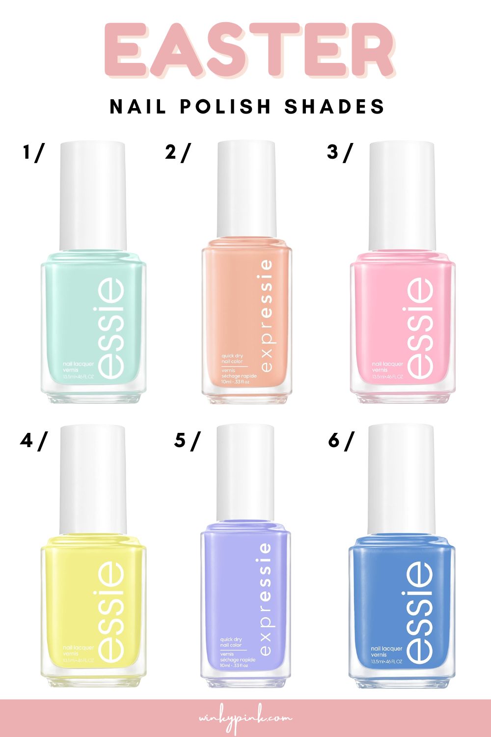 31 Adorable and Fun Easter Nail Ideas - Winky Pink