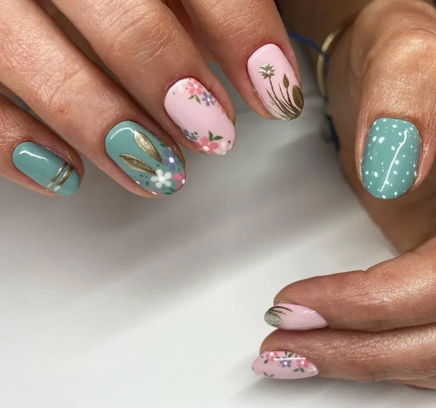 31 Adorable and Fun Easter Nail Ideas - Winky Pink