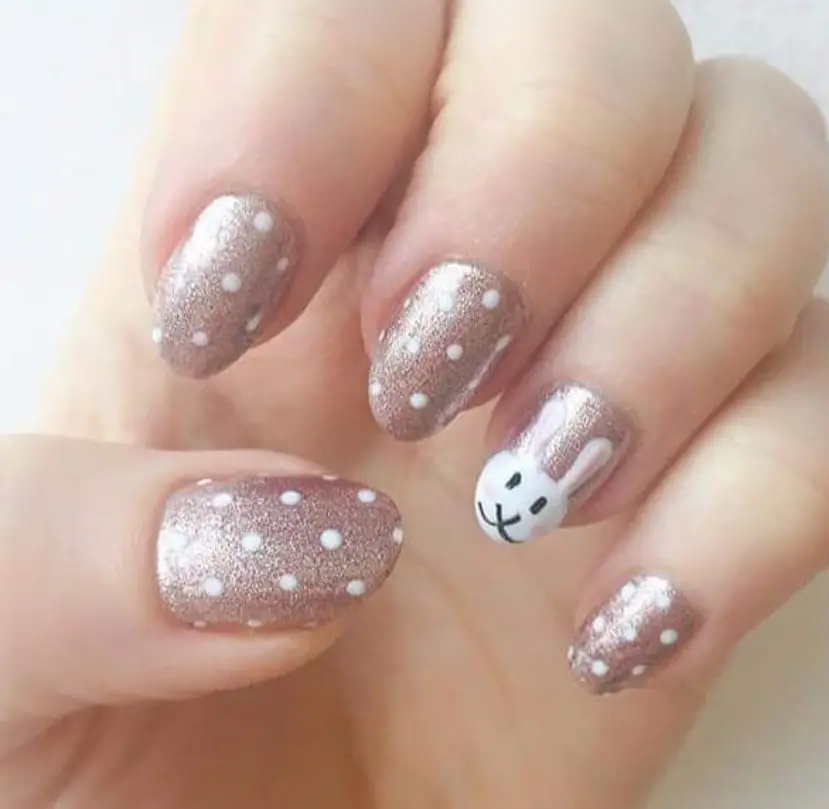 31 Adorable and Fun Easter Nail Ideas - Winky Pink