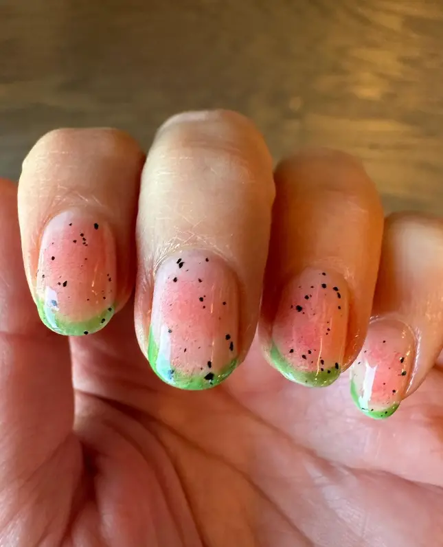 30 Juicy Watermelon Nail Ideas For Summer - Winky Pink